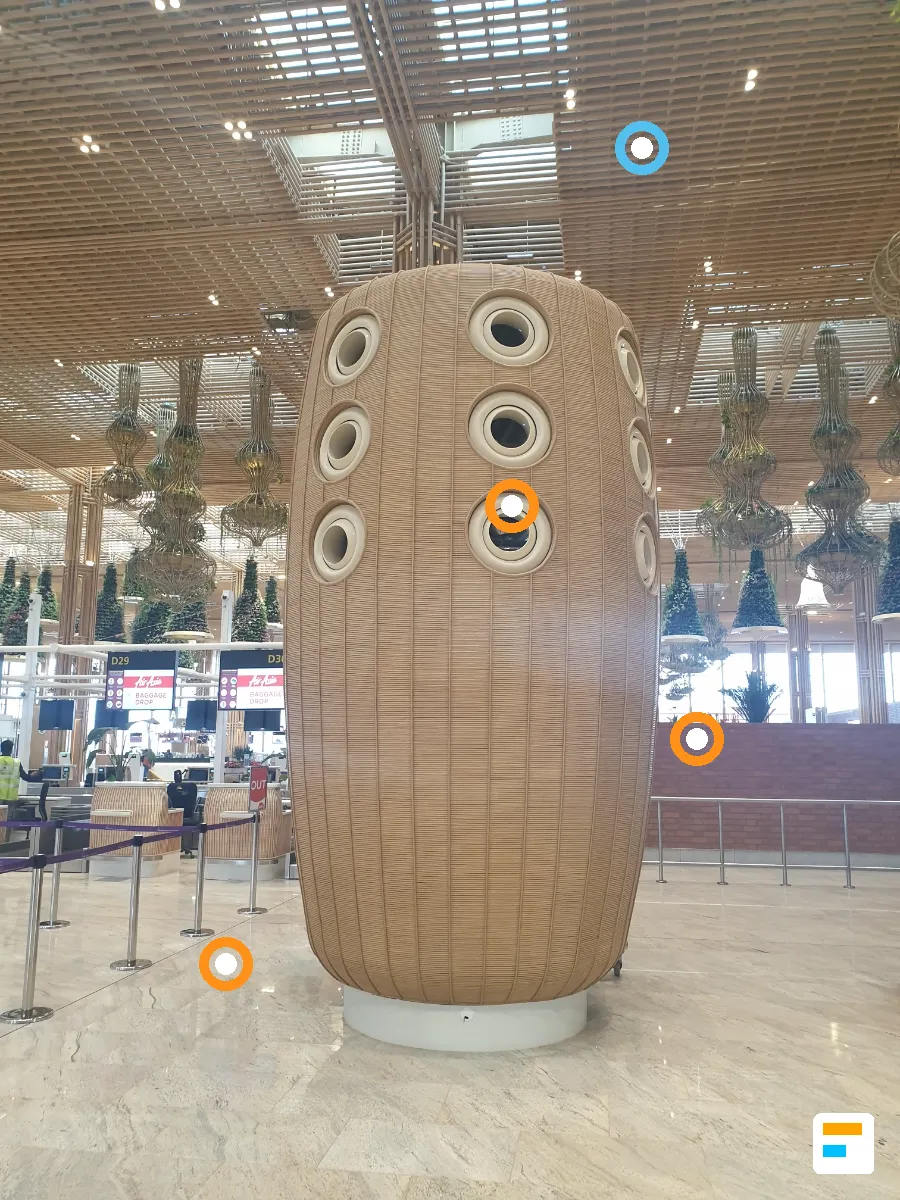 Air Diffuser at Kempegowda International Airport Terminal-2