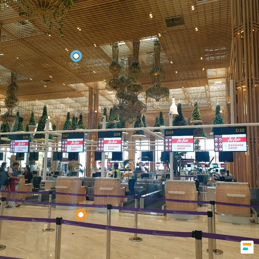 Kempegowda International Airport Terminal-2 Baggage Drop counter