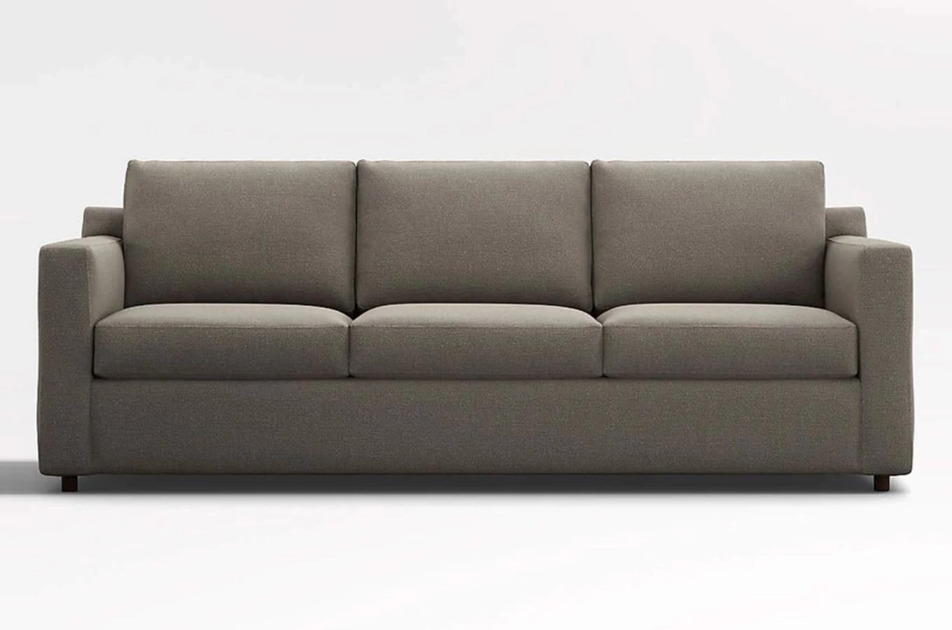 Fusion Apartment Series Fusion Sectional Sofa 3 Seater Charcoal