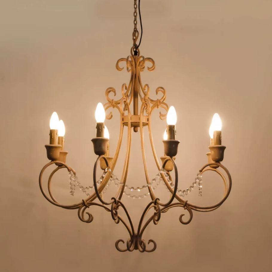 Purple Turtles Poppy Chandelier (8 Arms)